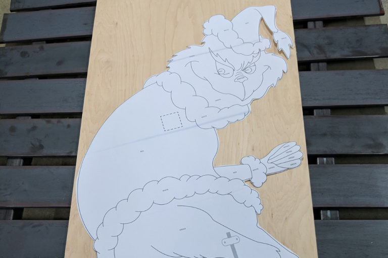 Grinch Christmas Cutout – The Olmstead Workshop